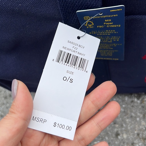 Polo Ralph Lauren | Bags | Polo Ralph Lauren Classic Canvas Duffle Bag ...